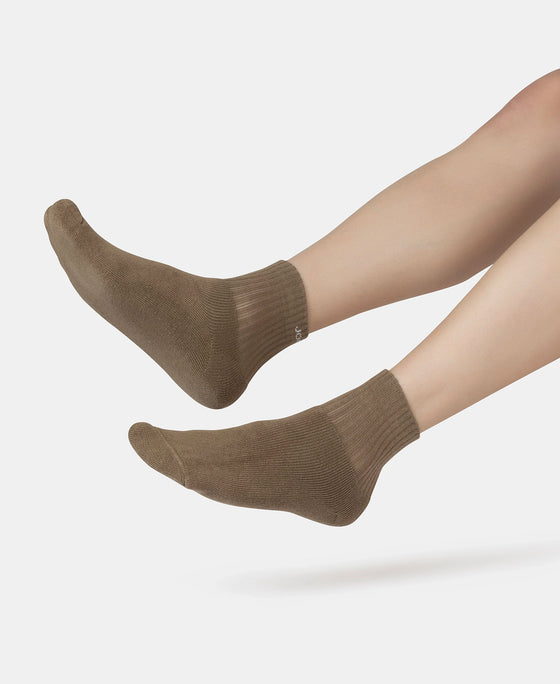 Buy Compact Cotton Terry Ankle Length Socks With StayFresh Treatment ...