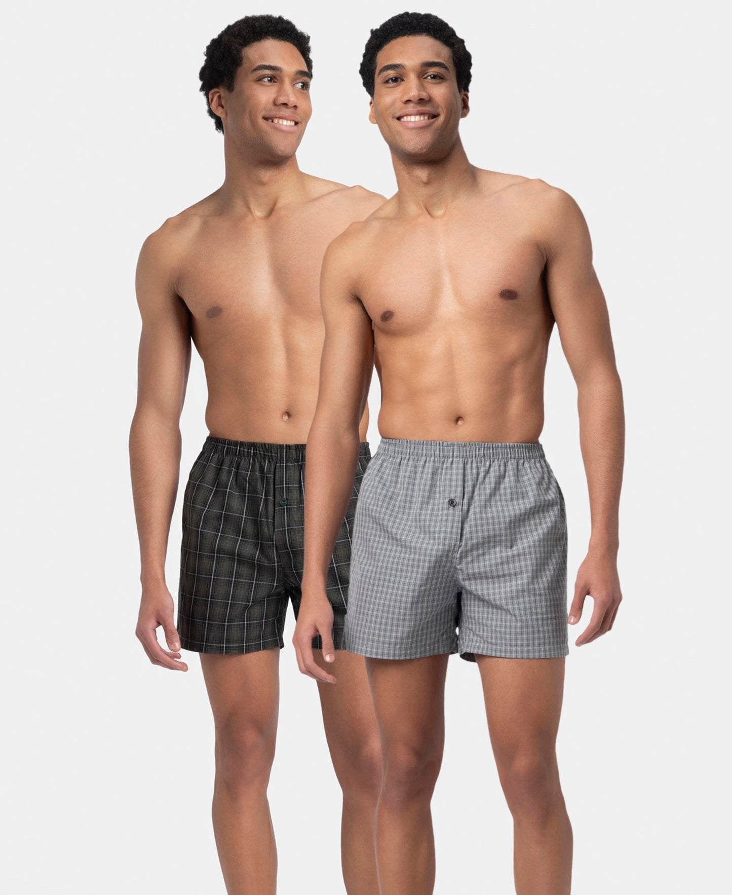 Buy Super Combed Mercerized Cotton Woven Checkered Inner Boxers with ...