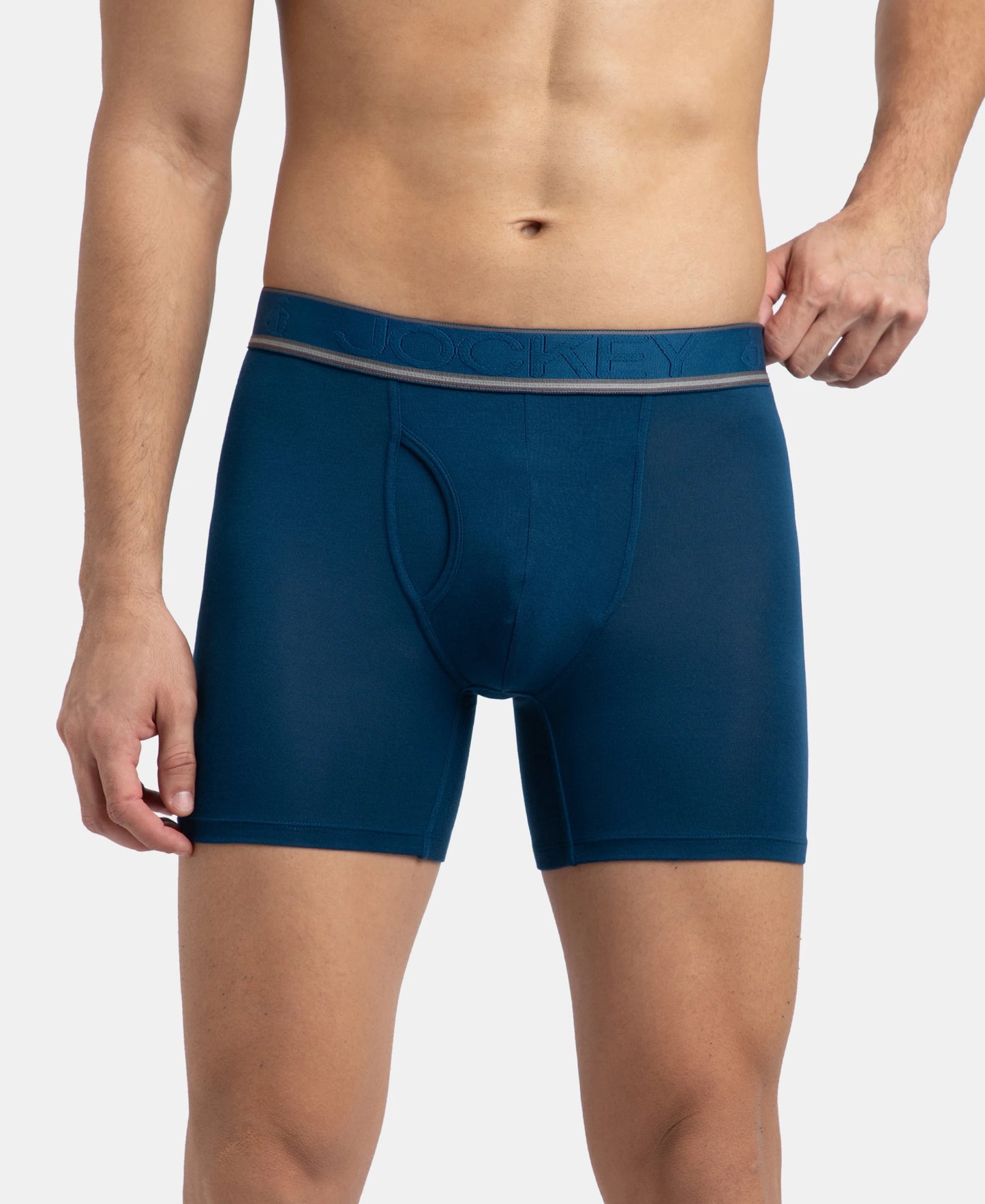 Buy Tencel Micro Modal Elastane Stretch Solid Boxer Brief with Natural ...