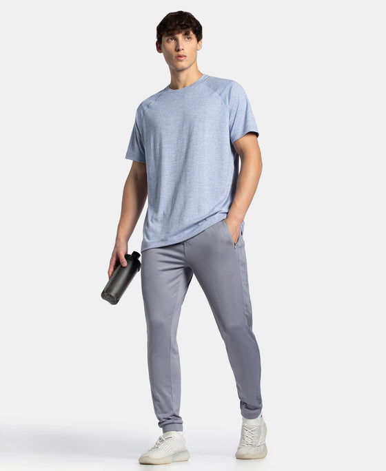 Buy Microfiber Fabric Round Neck Half Sleeve T-Shirt with StayDry Tech ...