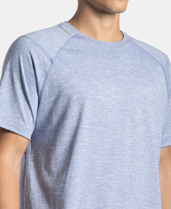 Buy Microfiber Fabric Round Neck Half Sleeve T-Shirt with StayDry Tech ...