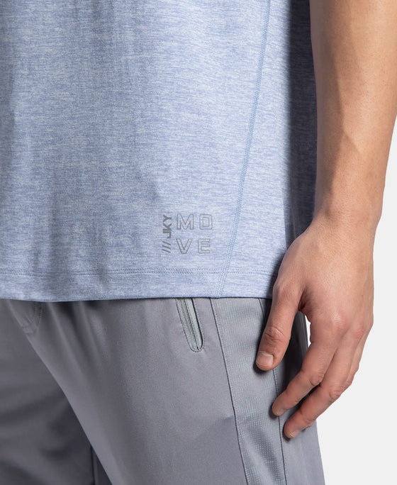 Buy Microfiber Fabric Round Neck Half Sleeve T-Shirt with StayDry Tech ...