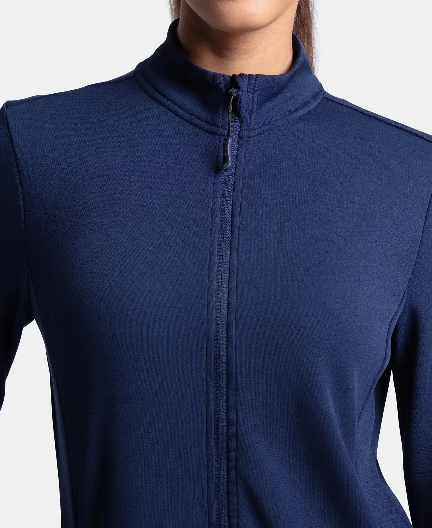 Buy Microfiber Relaxed fit Jacket with Curved Back Hem and StayDry ...