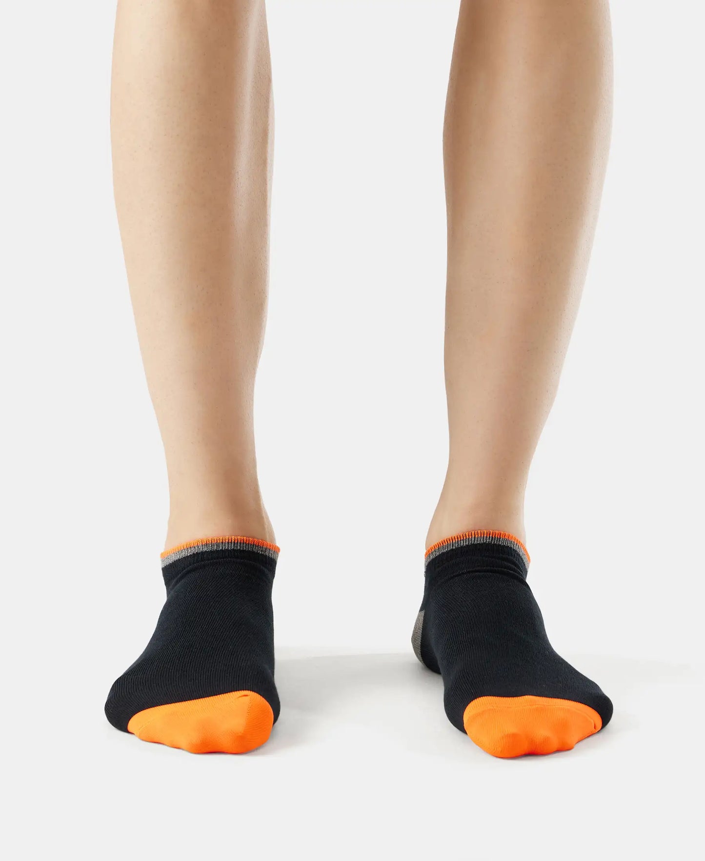 Buy Compact Cotton Low Show Socks With StayFresh Treatment - Black ...