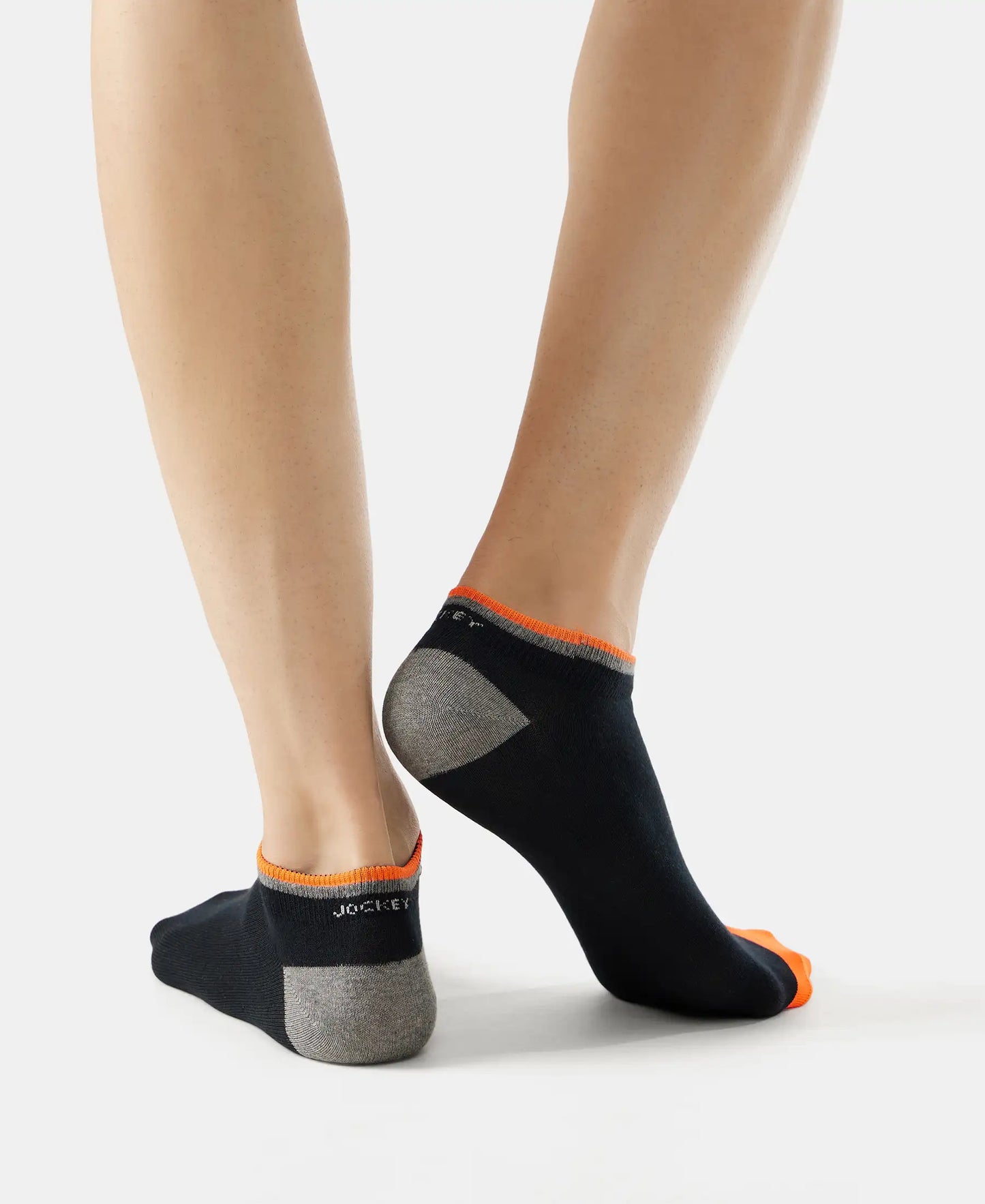 Buy Compact Cotton Low Show Socks With StayFresh Treatment - Black ...