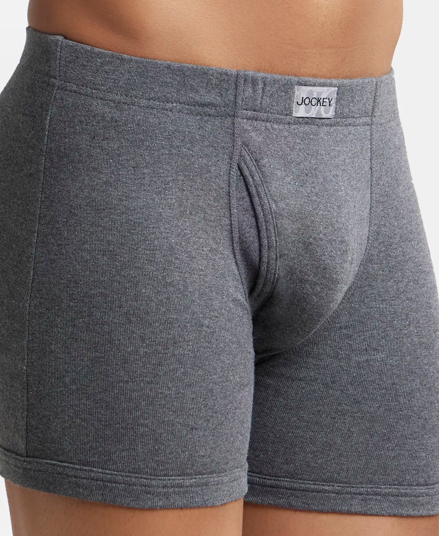Buy Super Combed Cotton Rib Solid Boxer Brief with Ultrasoft and ...